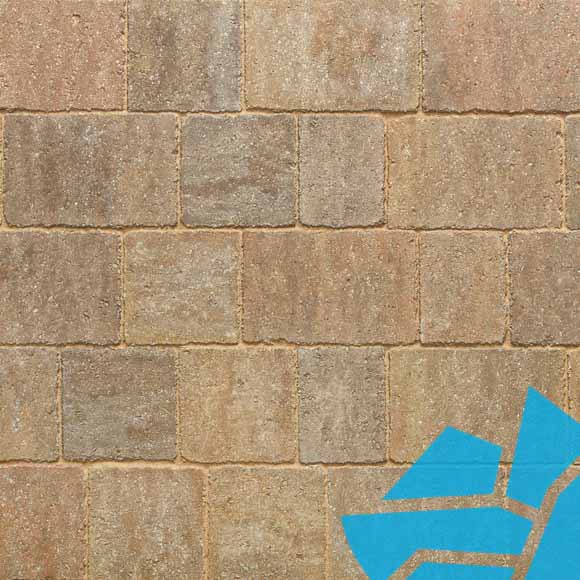 Trident 160x160x50mm Medium Forest Blend Block Paving | Rose Building ...