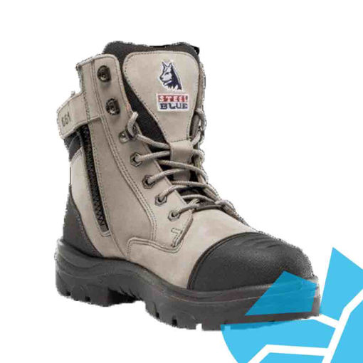 Southern Cross Zip Scruff S3 Safety Boots Slate Size 8 | Rose Building ...
