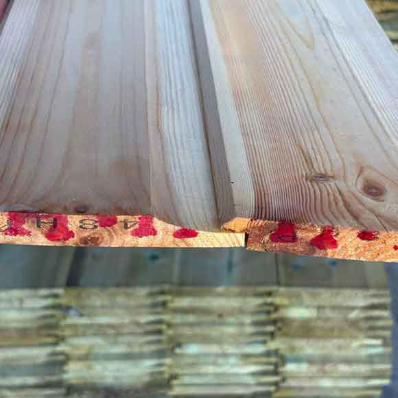 19x125 5th Redwood Rebated Shiplap Softwood Timber Cladding -4.2m ...